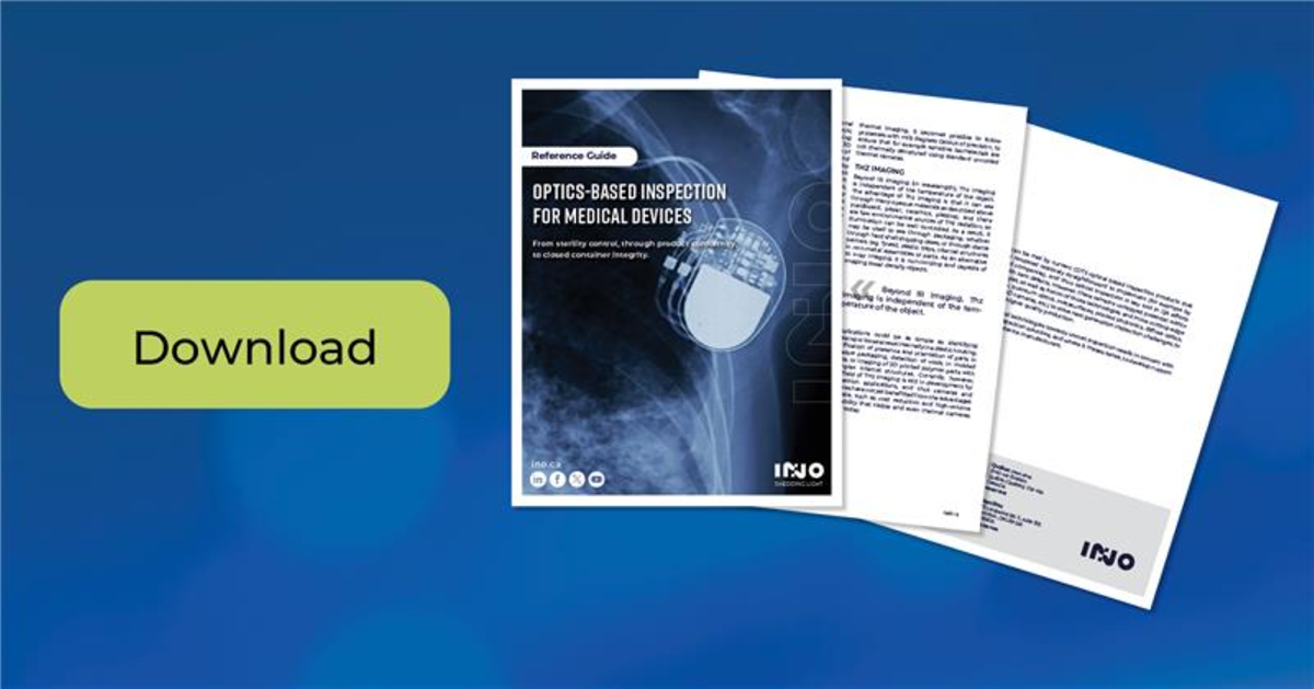 INO | Optics-based Inspection for Medical Devices