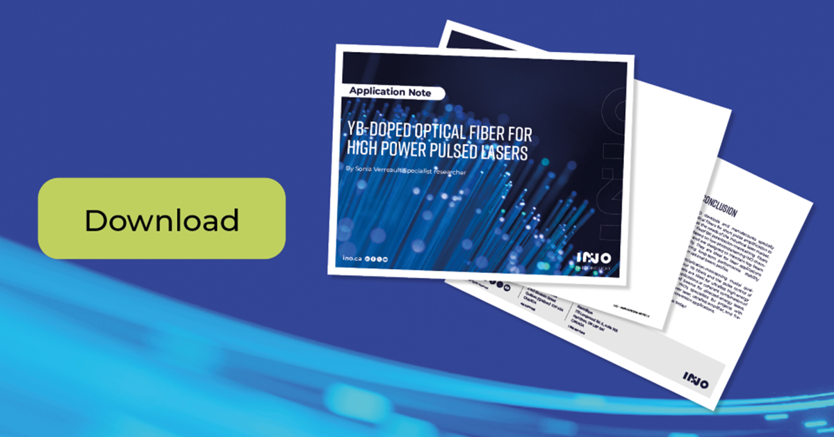 INO | App note - Yb-doped optical fiber